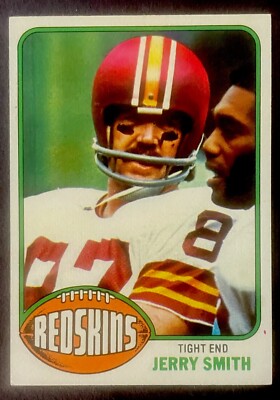 1976 Topps Jerry Smith Washington Redskins Football Card #12 VG EX U06 ...