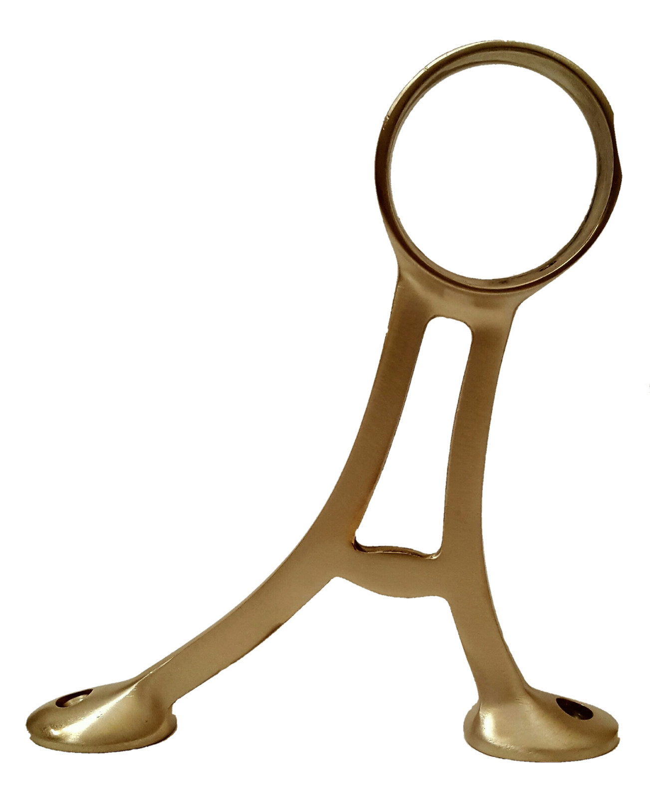 2" OD Bar Foot Rail Rest Kits - Choose Finish Bracket Rail Length-2ft ...