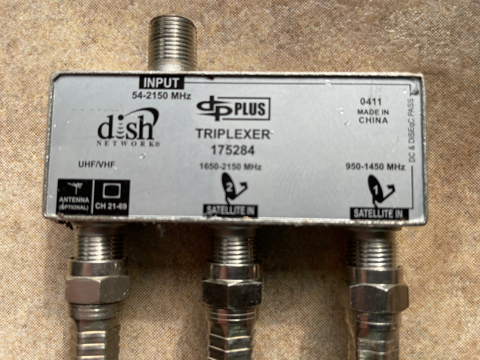 Dish Network Satellite TV DP Plus Triplexer Separator 175284 With ...