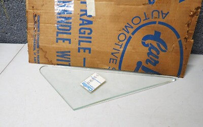 NOS FORD 1965-68 MUSTANG COUGAR SHELBY CARLITE VENT WINDOW GLASS | eBay