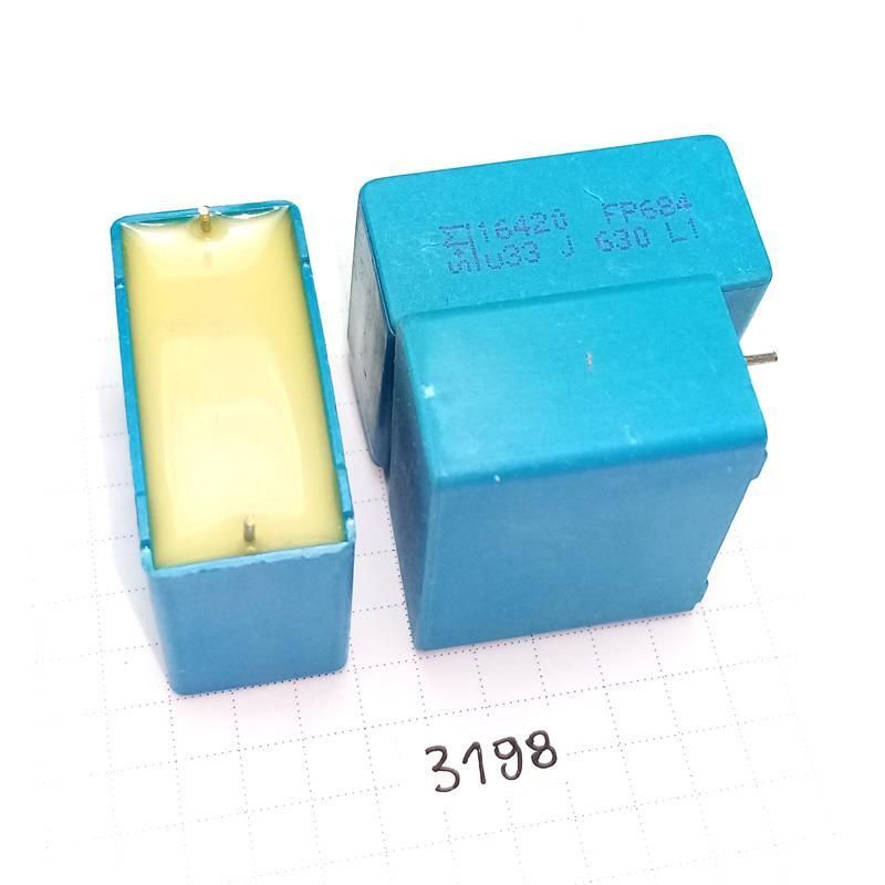 Capacitor 330nF 630V 5% R27.5 Siemens B32684 MFP Pulse Polypropylene ...