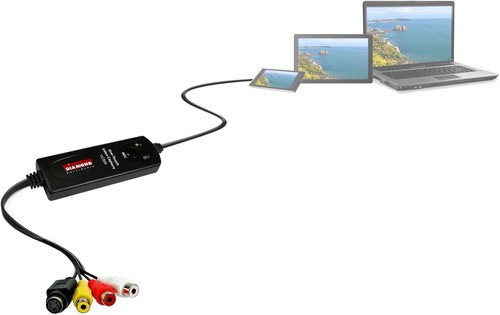 Diamond Multimedia VC500 One Touch VHS to Digital File, DVD Converter ...