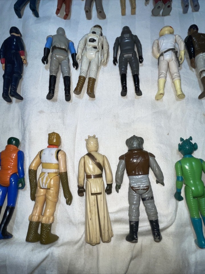 1977-1984 Vintage Star Wars 33 Different Action Figures Original Kenner ...