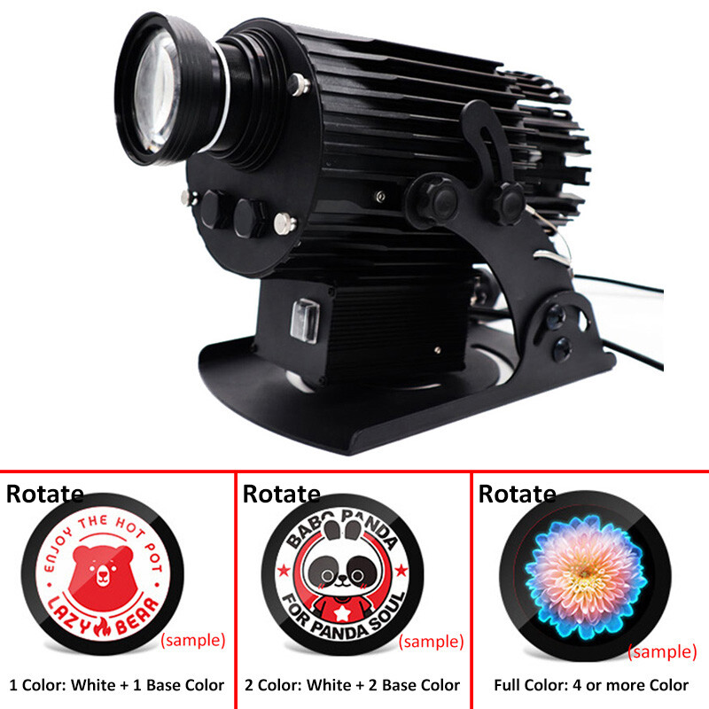 Custom 3 Light Sheets Logo Switch LED Gobo Projector Waterproof Logo ...