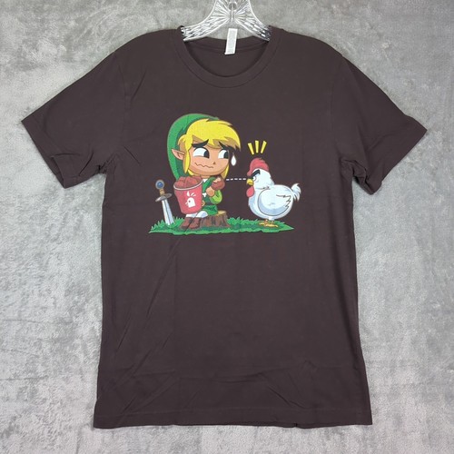Legend of Zelda Link Vs Chicken T-Shirt Unisex Cotton Adult Funny ...