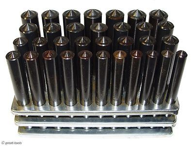 TRANSFER PUNCH SET, LARGE SIZES – machinist center punches hand tool ...