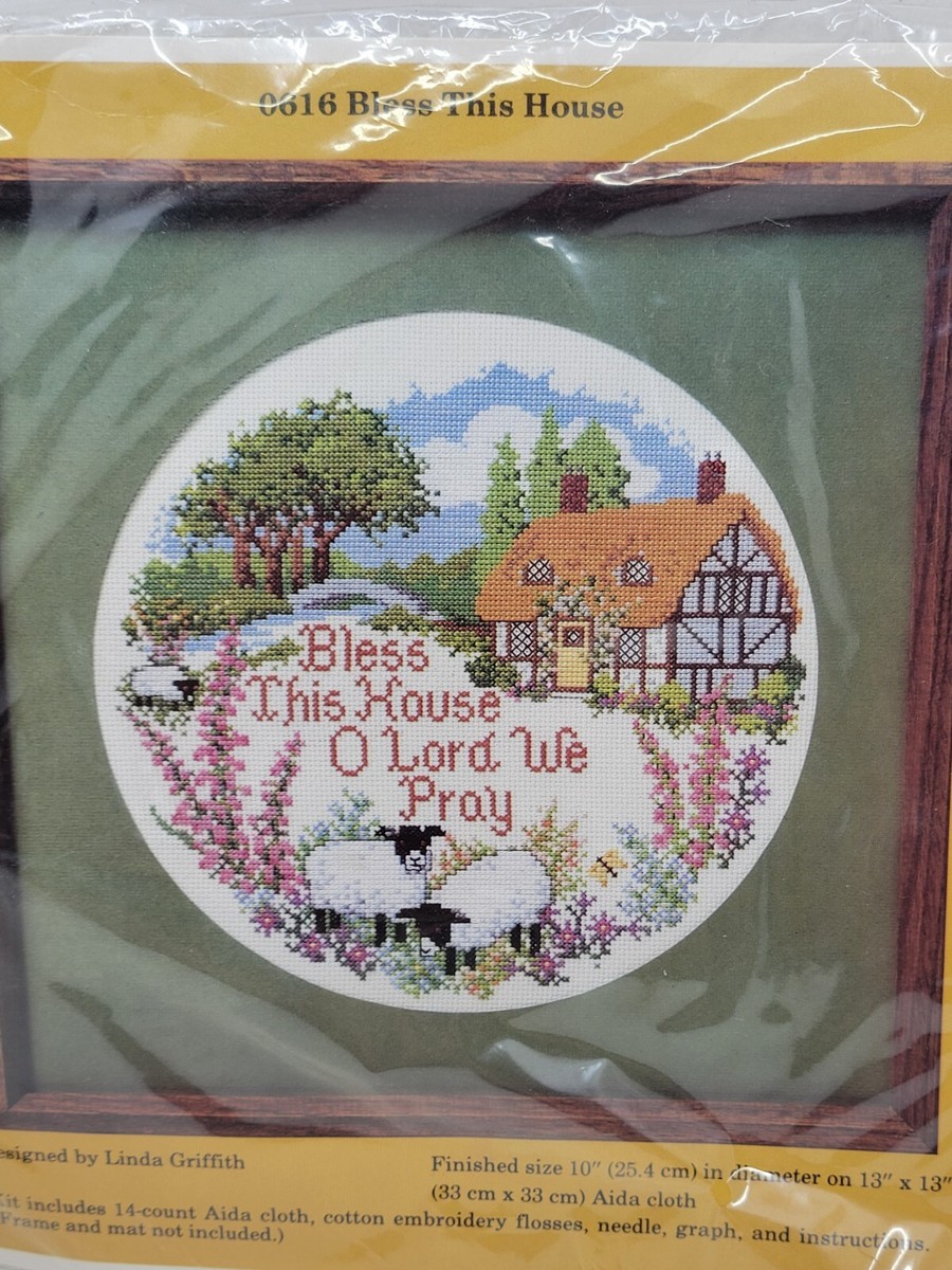 Bless This House Cross Stitch Pattern Design Works Counted Cross