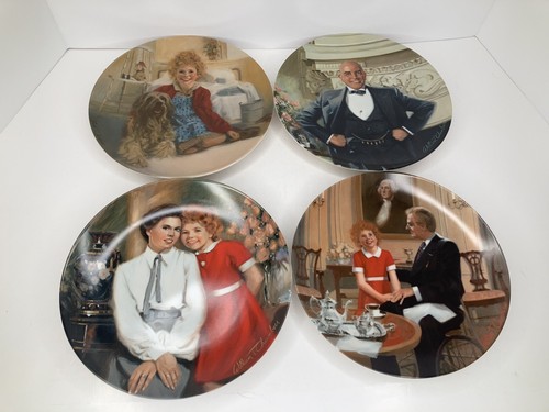 Little Orphan Annie Knowles Collector Plates Set of 4 NO Chips/Cracks ...