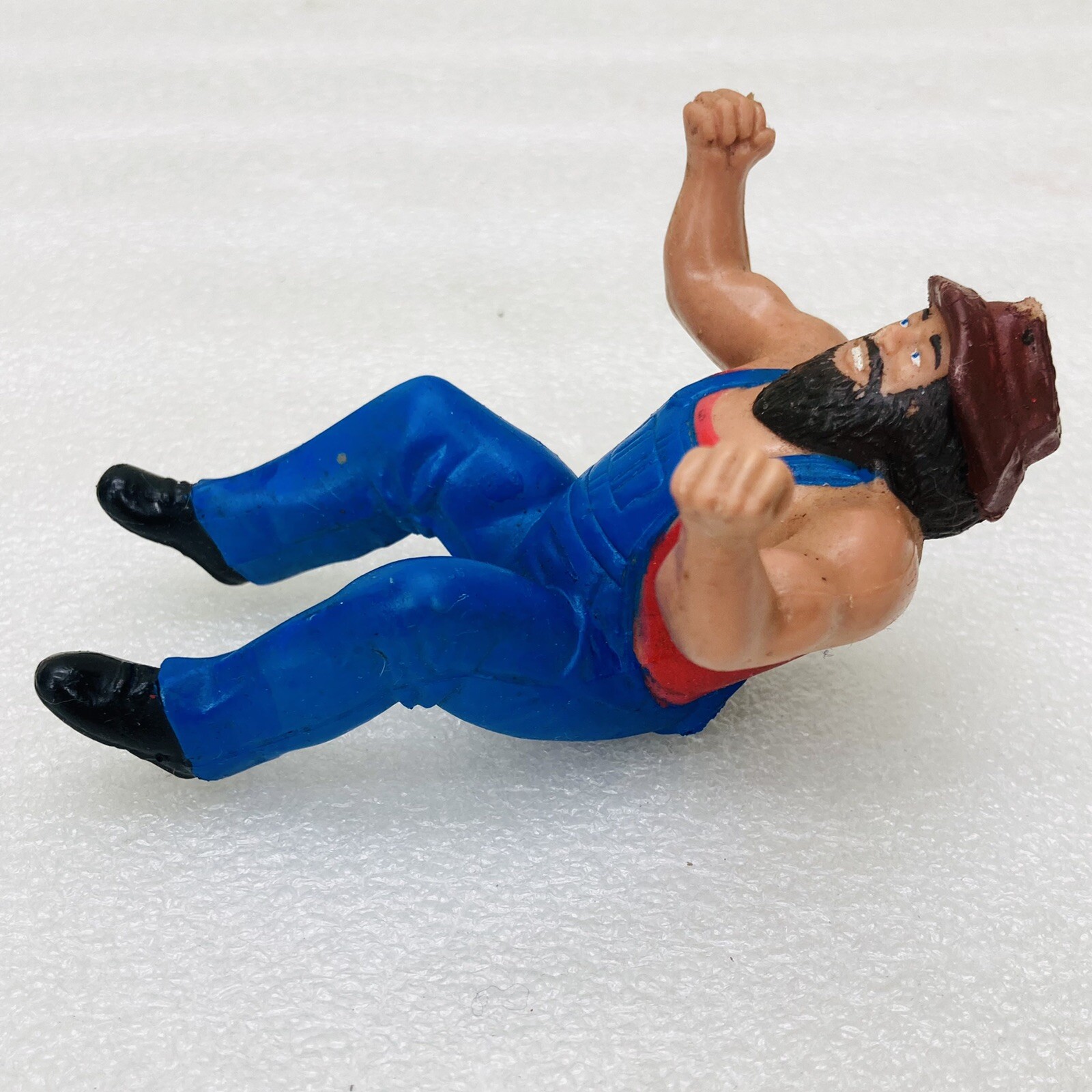 VTG‼ 1985 Titan HILLBILLY JIM Wrestler WWE WWF Finger Puppet Action ...