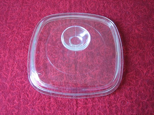 PYREX A-7-C CLEAR GLASS SQUARE ROUNDED CORNERS CASSEROLE REPLACEMENT ...