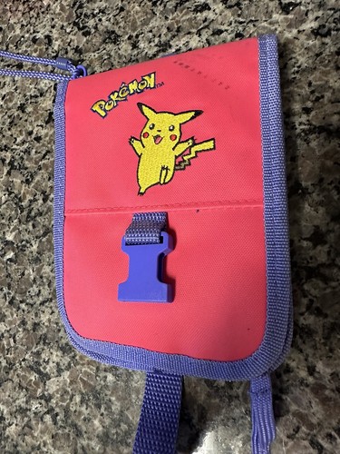 Vintage Original Pokémon Pikachu Gameboy Color Carrying Case/Bag 1990s ...