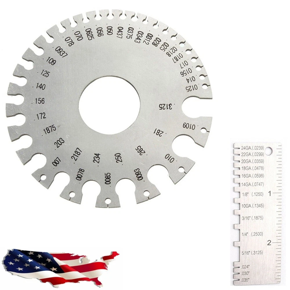 Sheet Metal Gauge Measuring Tool