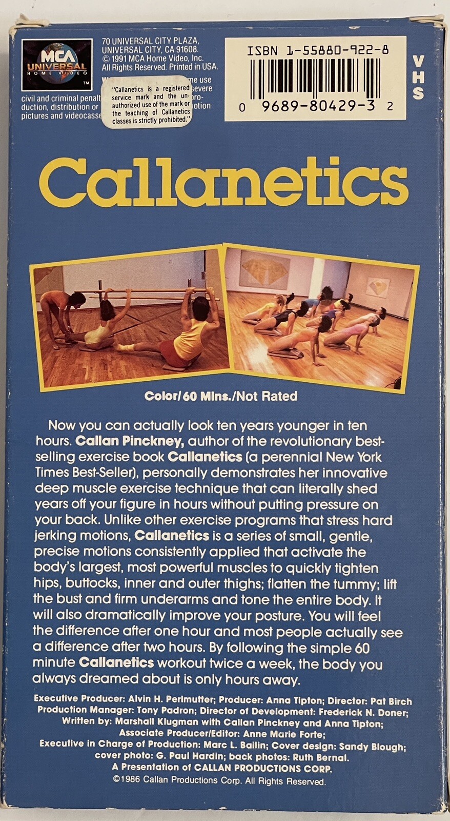 Callanetics (VHS, 1995) 96898042932| eBay