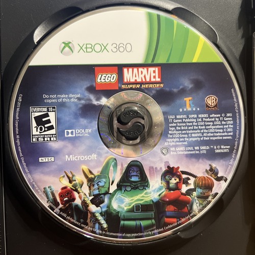 LEGO Marvel Super Heroes (Microsoft Xbox 360, 2013) Disc Only Tested ...