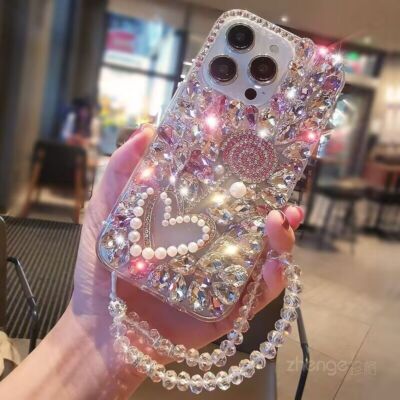for Nokia G400 C210/T-Mobile Revvl 7 Pro 6X/BLU View 5 Case Bling ...