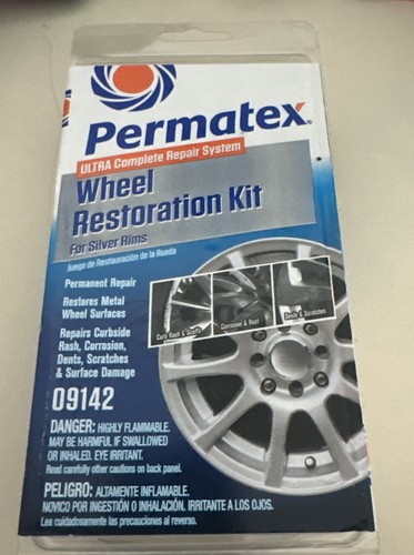 Permatex wheel restoration kit For Silver Rims. NEW!! The Ultra Repair ...