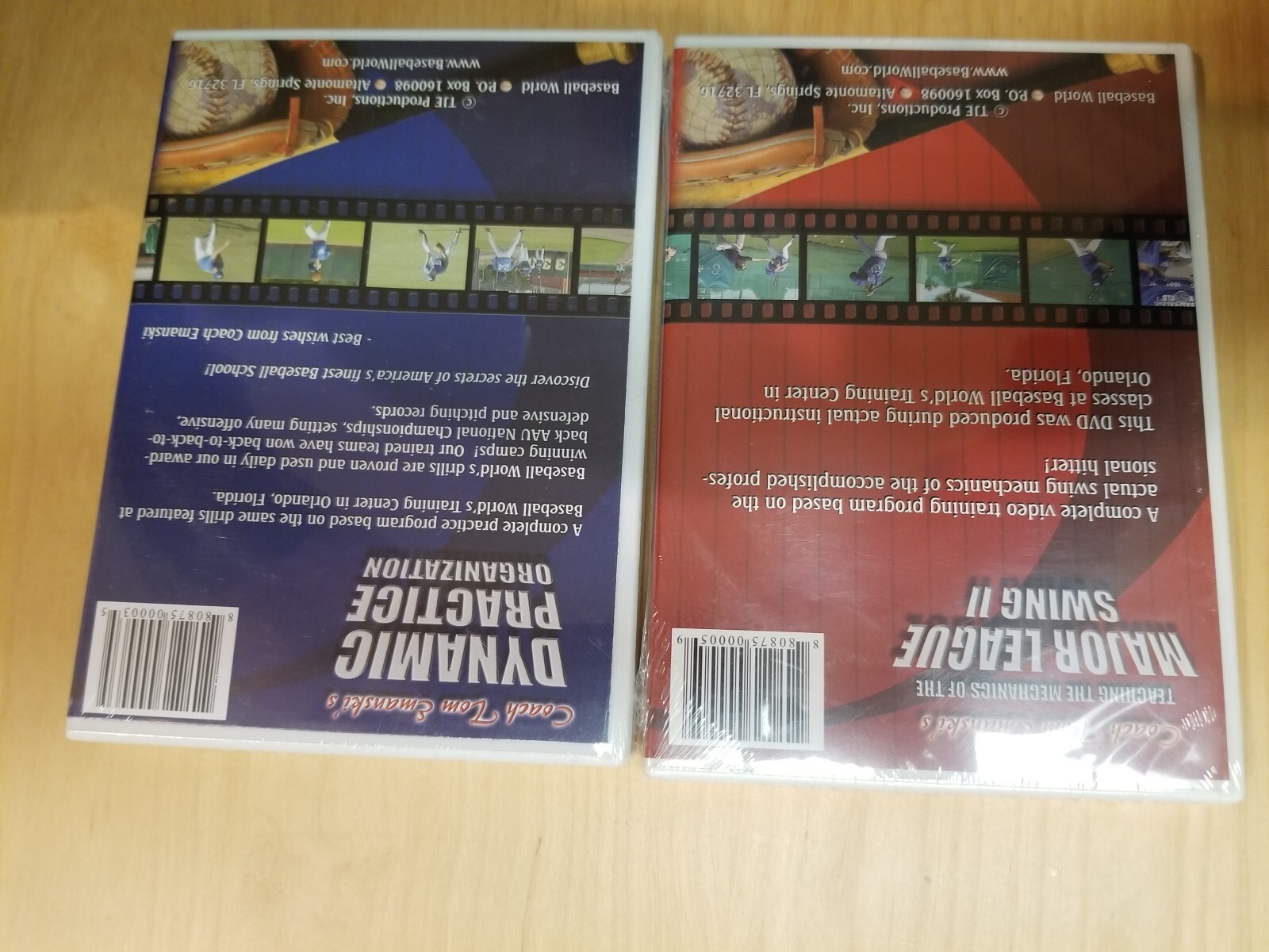 Baseball Worlds Dynamic Practice Organization DVD Tom Emanski for sale online | eBay