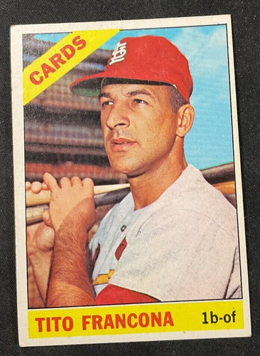 1966 Topps Baseball #163 Tito Francona Cardinals | eBay