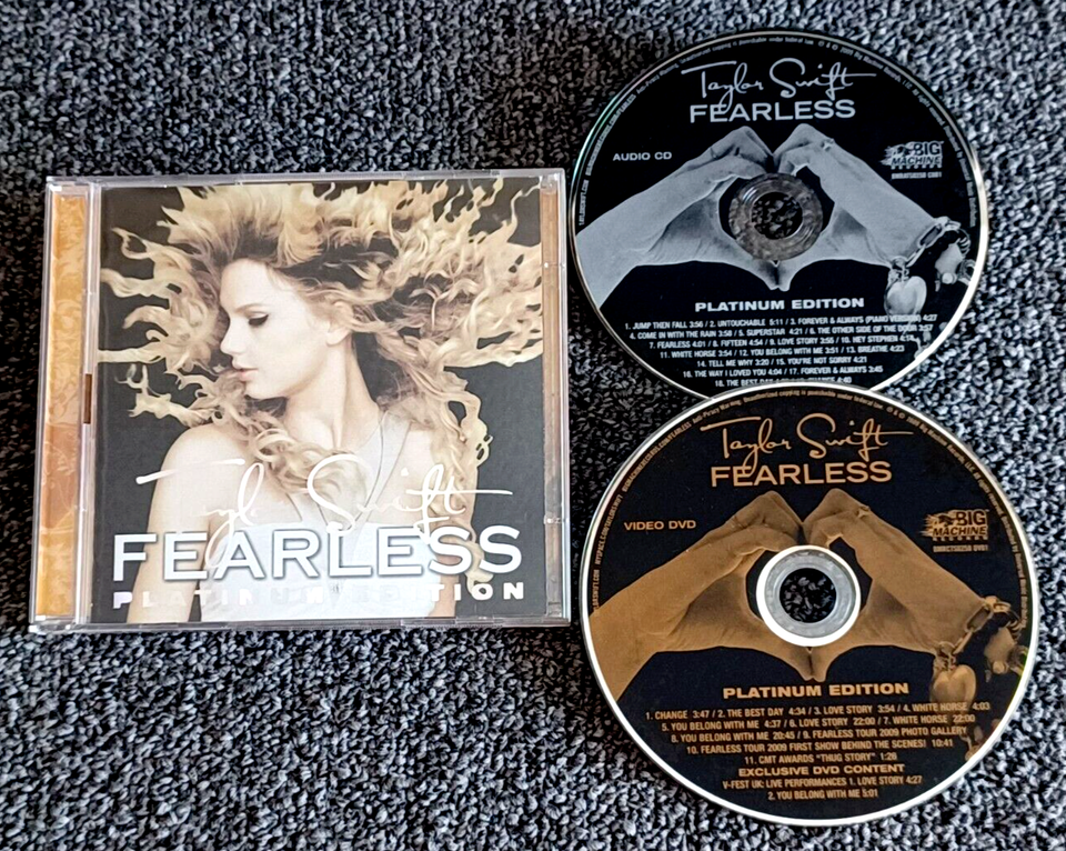 reduced Taylor Swift: Fearless Platinum Edition cd+dvd BRAND NEW sealed ...