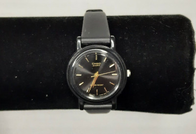 (NWT) Casio 705 LQ-139 Black Dial Womens Quartz Analog Water Resistant ...