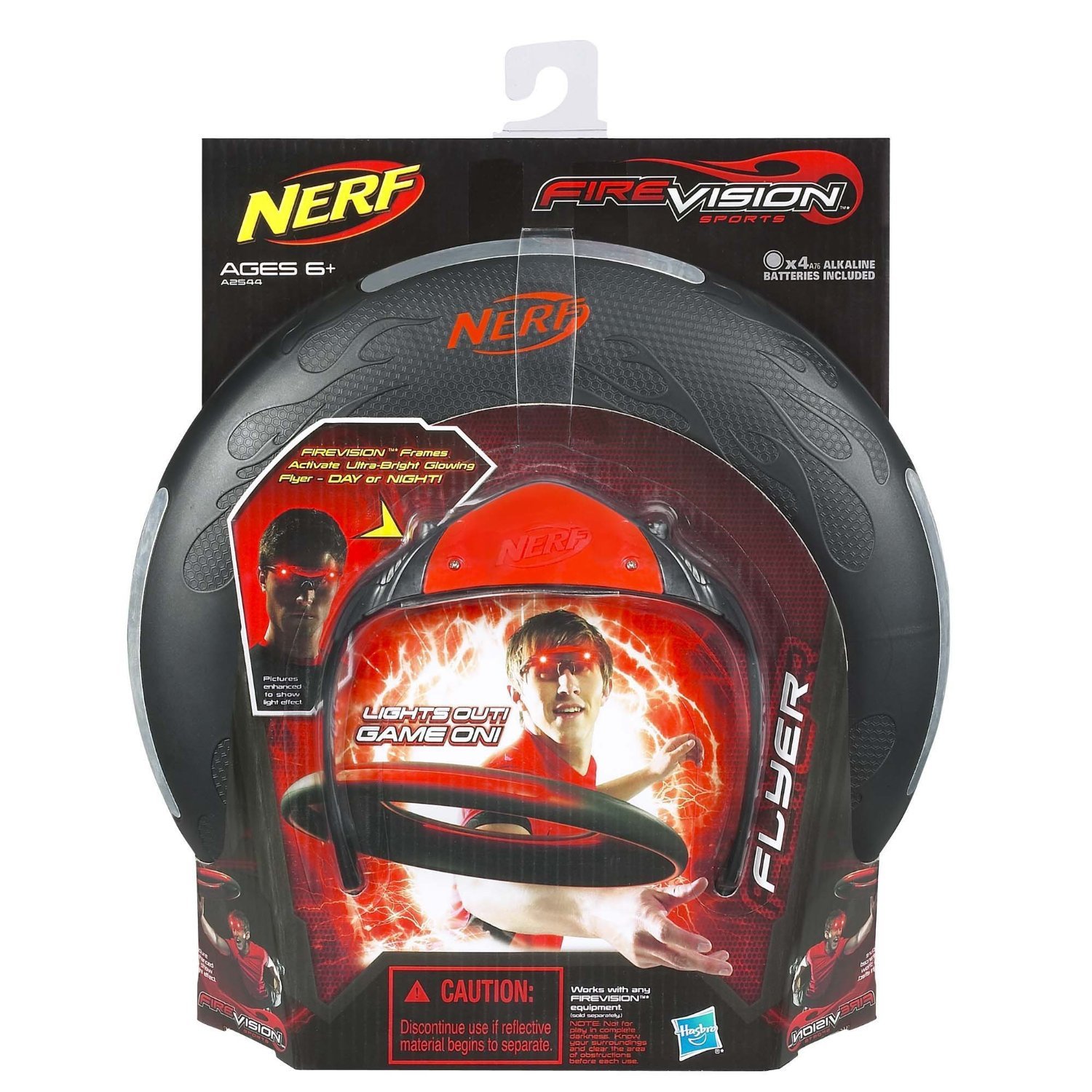 Brand New NERF FireVision Sports FLYER Disc ~ Day Or Night ~ FRISBEE | eBay