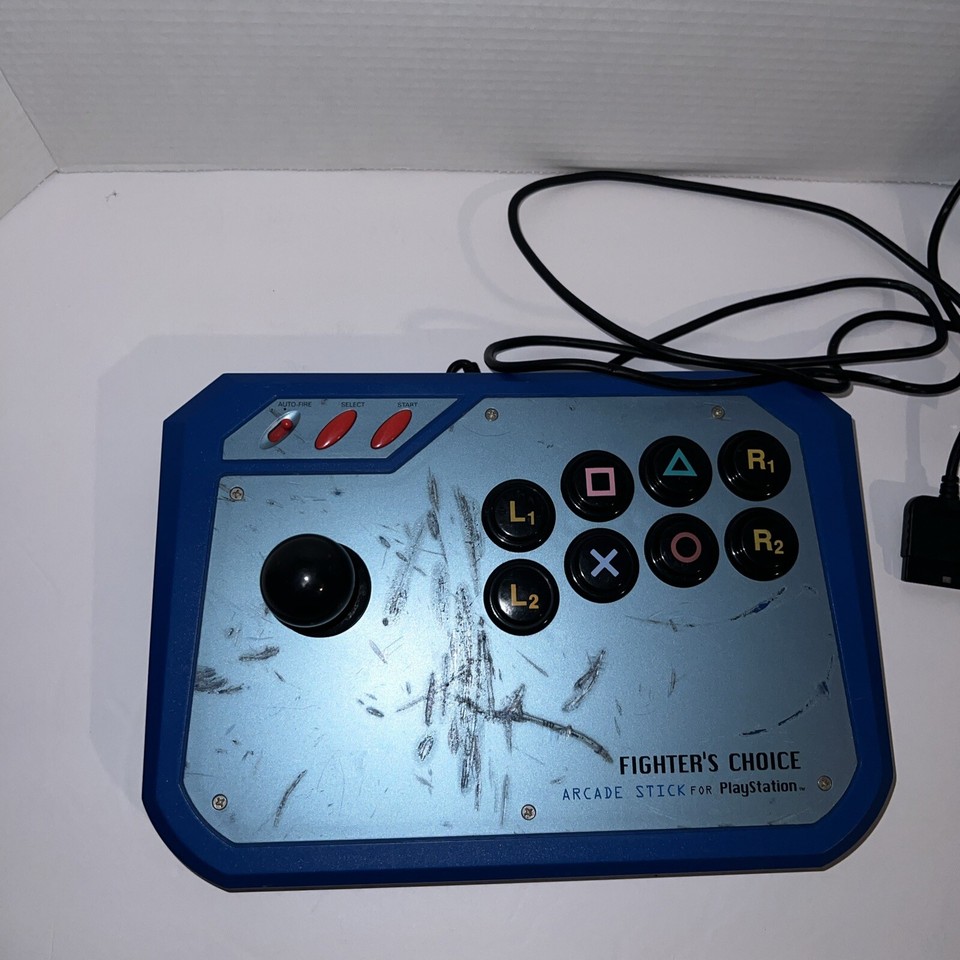 Vintage 1998 PlayStation Fighters Choice Arcade Stick Pad Controller | eBay