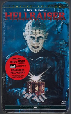 HELLRAISER HELLBOUND HELLRAISER II 2-DVD set Limited Edition Tin Anchor Bay NEW 13131122596| eBay