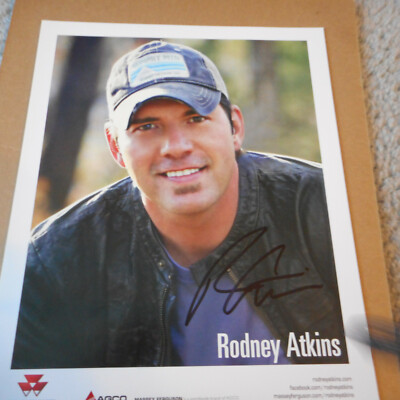 Autographed Rodney Atkins Color Publicity Photo | eBay