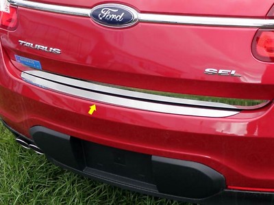 2010-2018 FORD TAURUS 1 Piece Stainless Steel Rear Bumper Trim Accent ...