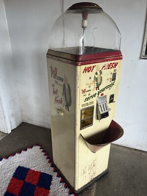Vintage 1940’s ‘Pop’ Corn Sez Popcorn Vending Machine TC-10 Coin ...