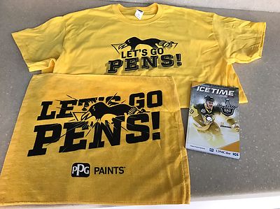 Pittsburgh Penguins 2017 Playoffs Or Sortie Rush Rallye Serviette Rond ...