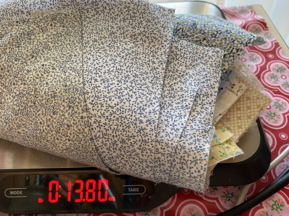 Bundle Calico Scraps quilt pieces tiny prints for doll clothes 13 oz | eBay