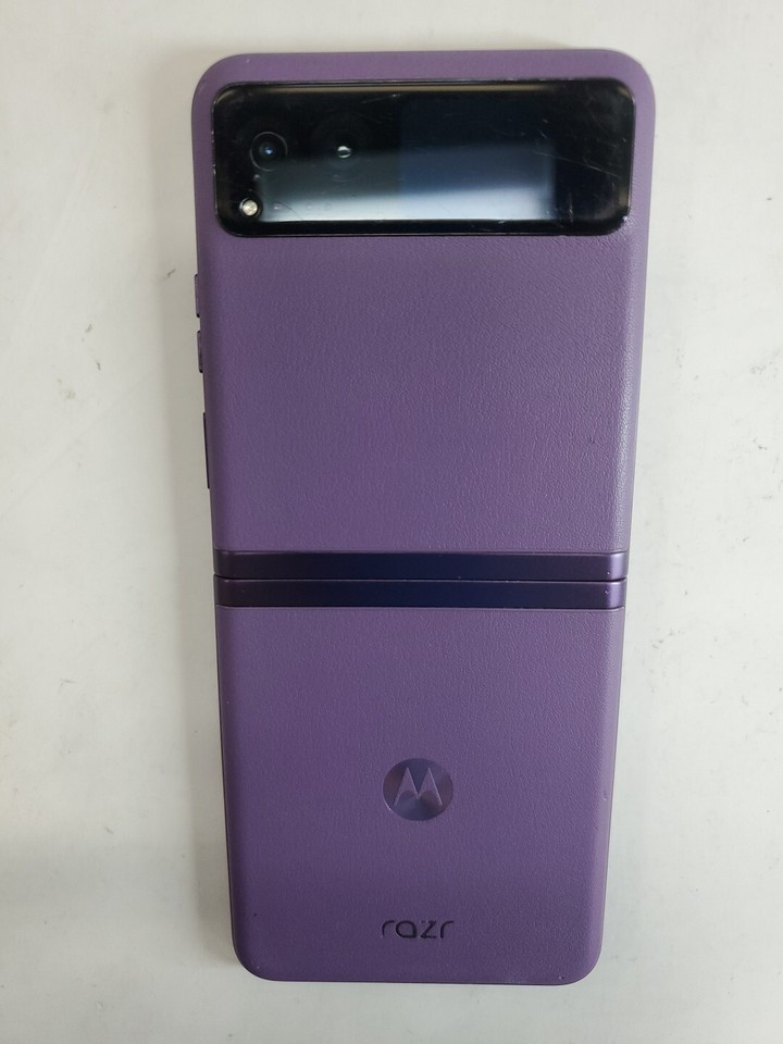 Motorola Moto Razr 40 5G 2023 XT2323-2 128GB Purple Consumer Cellular ...
