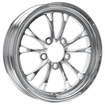 Weld 84P-1704204 V-Series 1-Piece 17x4.5 Polished Wheel for Drag Racing ...