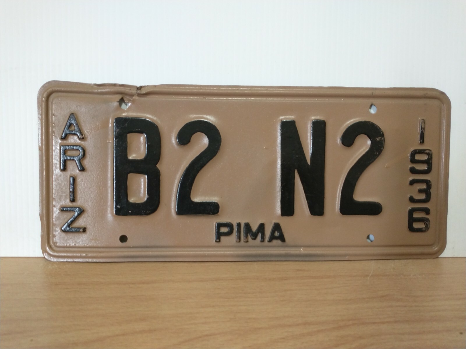 1936 Arizona PIMA REPAINT License Plate Tag | eBay