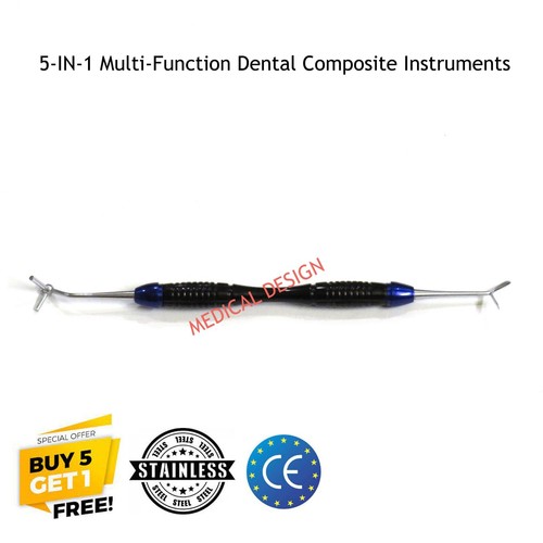 Multi-Function Dental Composite Instrument Kit 5-in-1: Blades ...