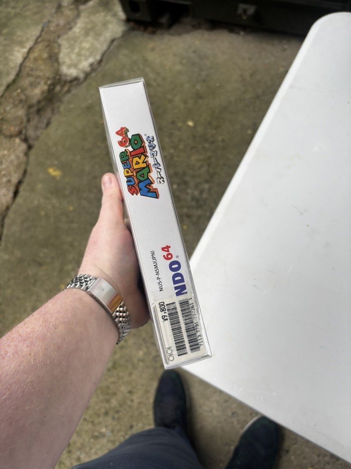 Super Mario 64 N64 w/BOX MANUAL Nintendo 64 USED IN JAPAN Japanese ...