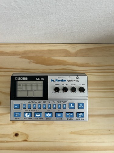 Boss DR-110 Dr Rhythm Graphic, Analog Rhythm Machine, W/Case Tested ...