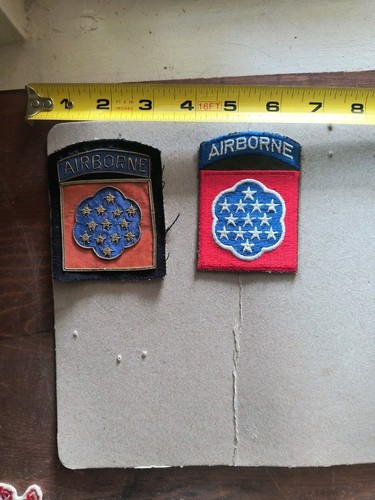 US Army 508th AIRBORNE Regiment Patch Set ( Bullion & Rare Full Cloth ...