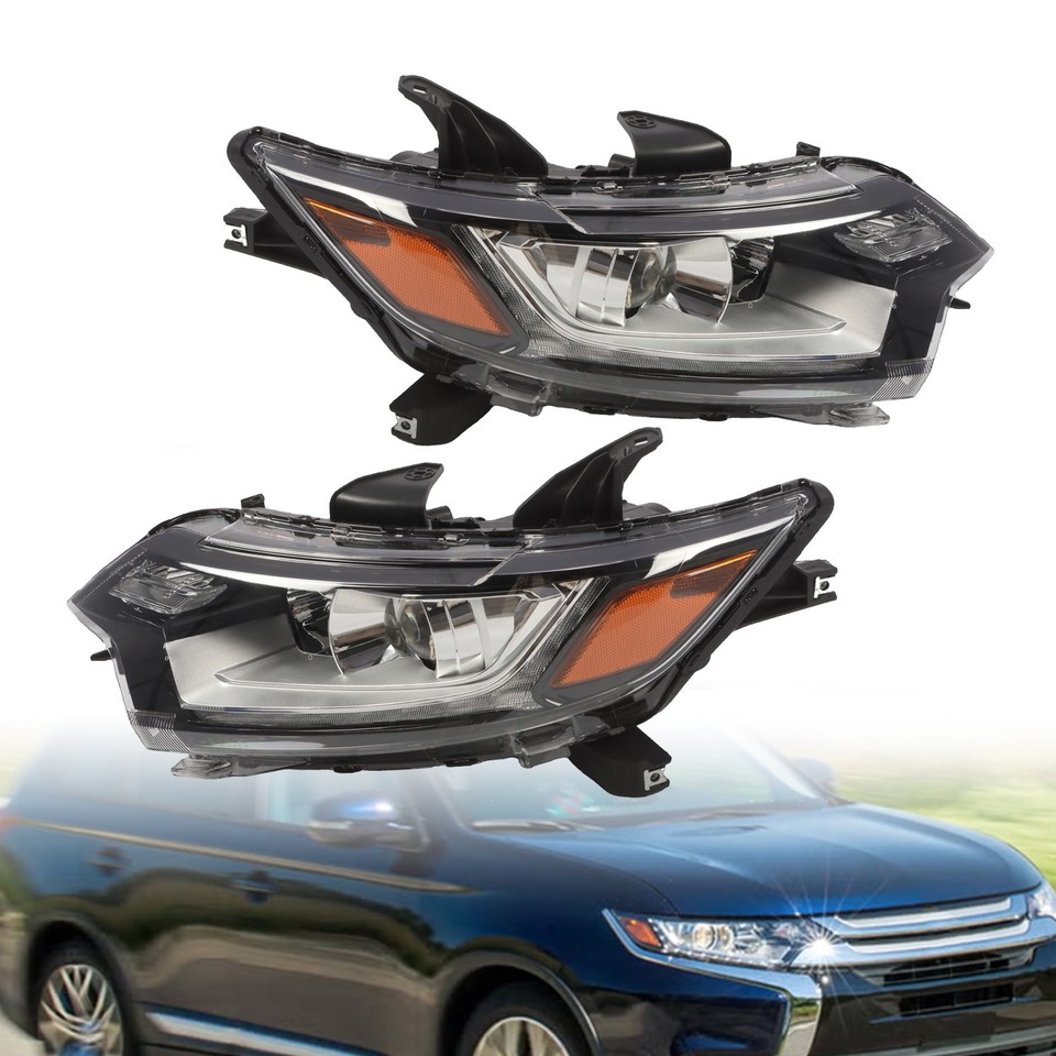 For 2016-2020 Mitsubishi Outlander Driver&Passenger Side LED Headlights ...