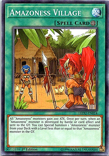 Amazoness Village LEDU-EN014 Yu-Gi-Oh! Card Light Play 1st Edition | eBay