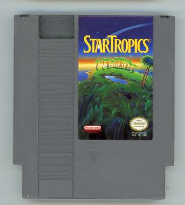 1990 Nintendo StarTropics NES Video Game Cartridge | eBay
