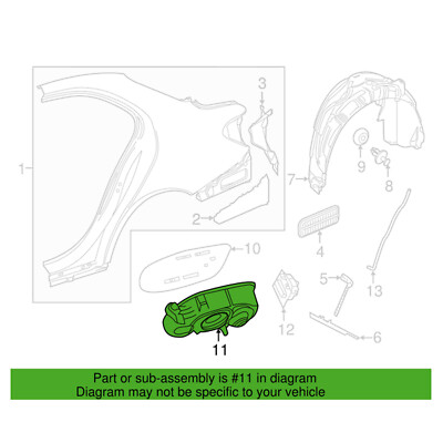 Genuine OEM Fuel Filler Housing For Mercedes W213 C238 E450 E53 AMG ...