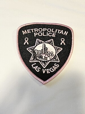 LAS VEGAS NEVADA METRO POLICE BREAST CANCER AWARENESS PATCH PINK | eBay