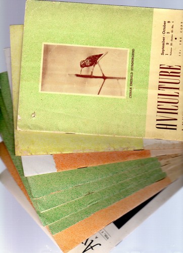 AVICULTURE, Bi-monthly magazine for lovers of aviary birds, USA, 8 ...