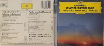 Igor Stravinsky Le Sacre du Printemps Apollo CD 2008 Deutsche ...