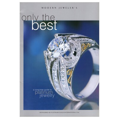 Modern Jeweler's Guide to Platinum Jewelry Book Booklet Ring Watch ...