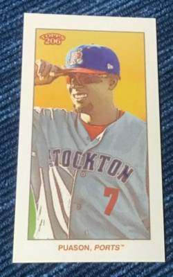 2021 Topps T206 Robert Puason Ports Athletics PR13 Wave 9 Carolina ...
