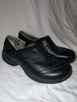 Merrell Womens Primo Patch Black Slip On Comfort Clog Shoes Size US 7.5 ...