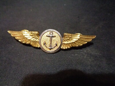 US Navy Naval Aviation Observer Wings Badge Pin clutch back | eBay